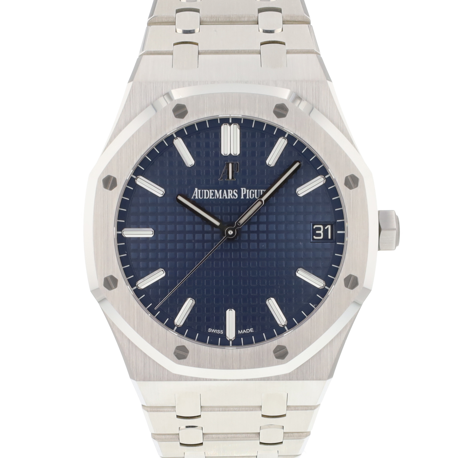Royal Oak 41 Automatic Blue Dial NEW 2022 - Audemars Piguet - Verkochte ...