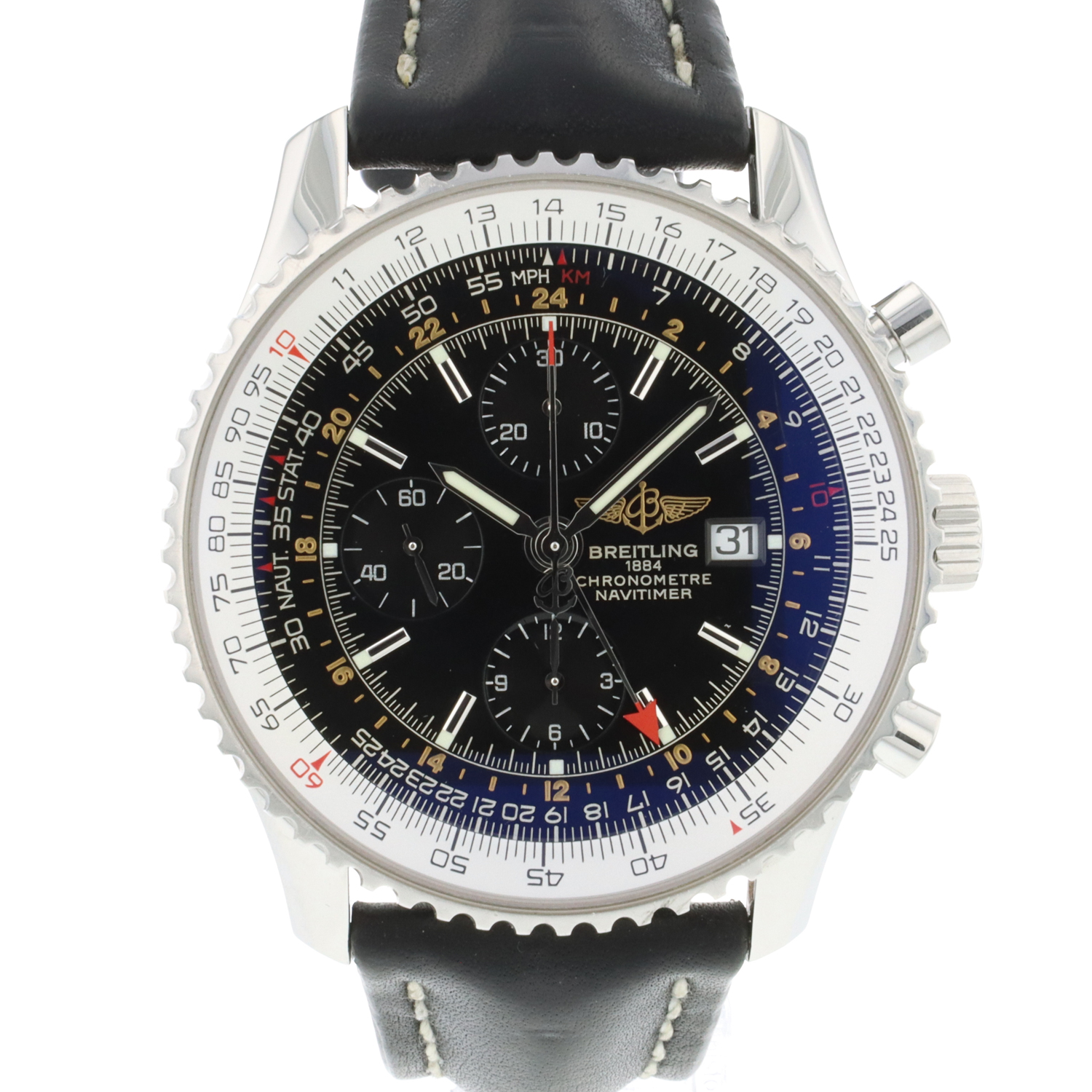 Navitimer World Black Dial - Breitling - Sold watches - Juwelier Burger