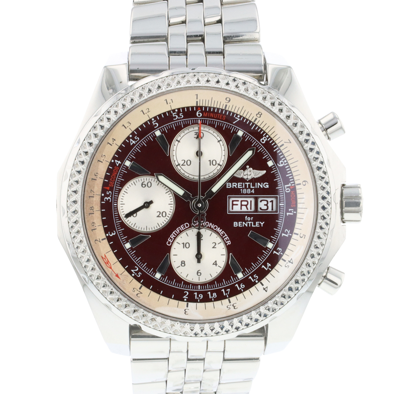 Bentley GT Chronograph Red Dial - Breitling - Sold watches - Juwelier ...