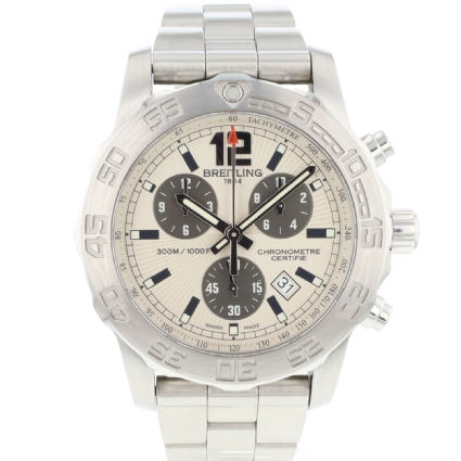 Colt Chronograph II Steel Silver Dial - Breitling - Exclusive watches ...