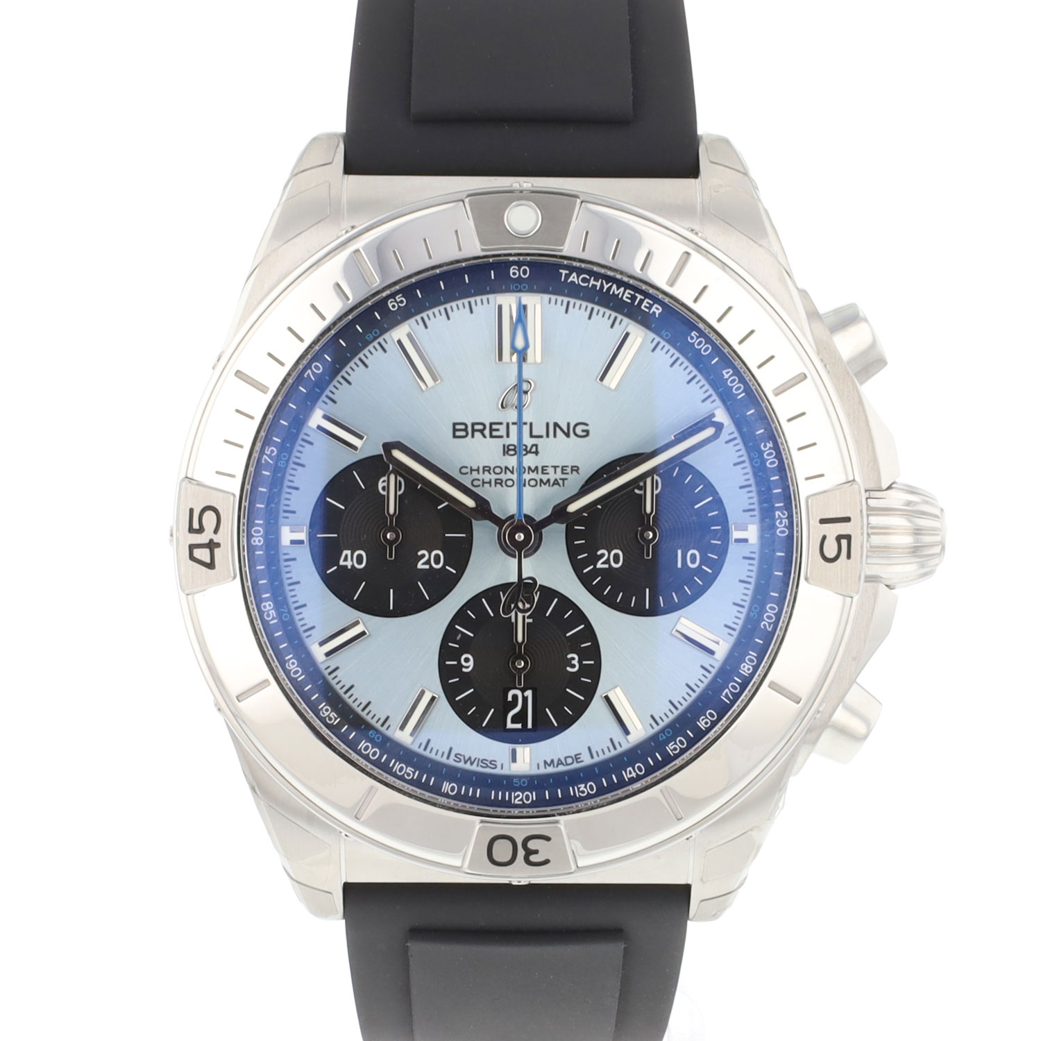 Chronomat B01 42M Blue Dial NEW In Stickers - Breitling - Exclusive ...