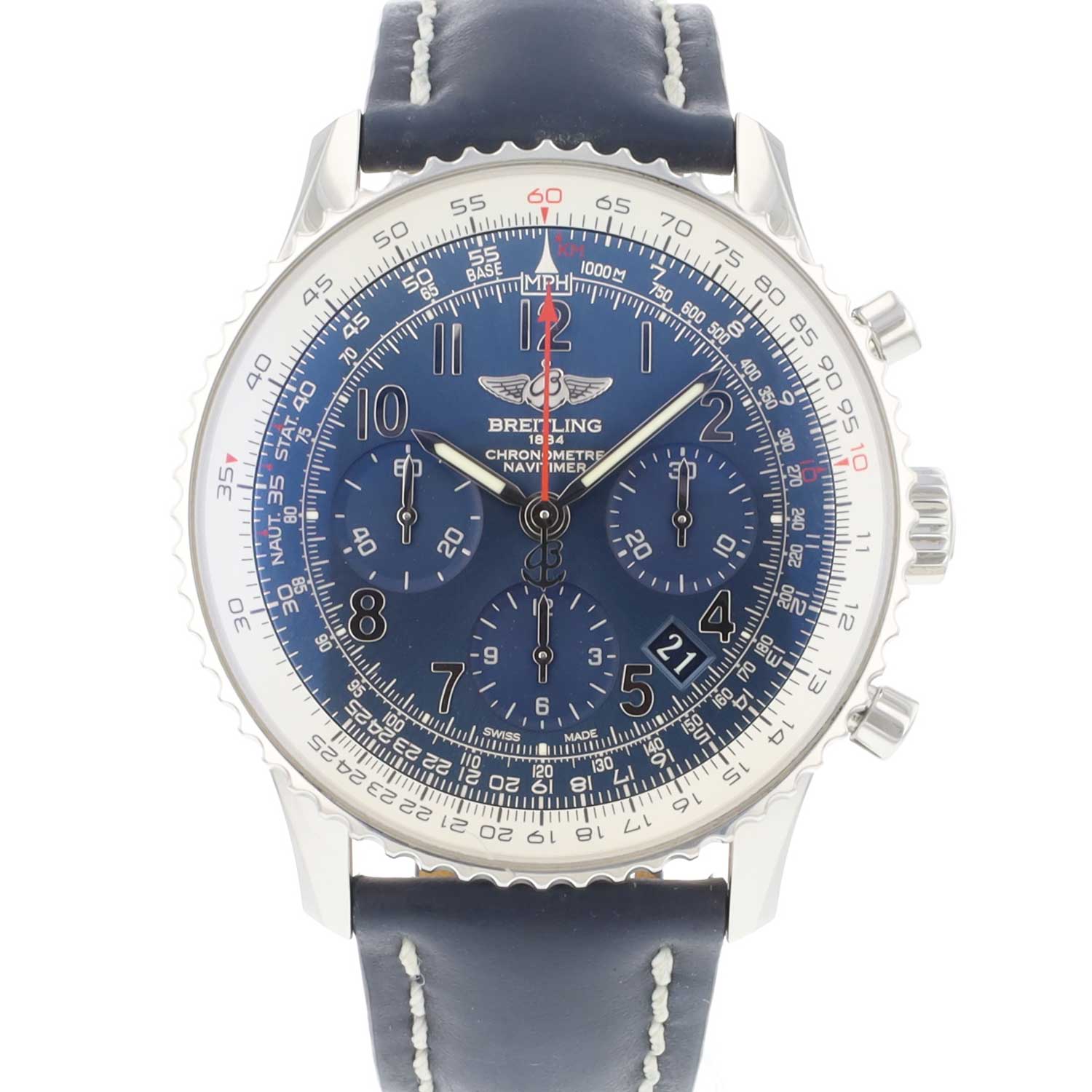 Navitimer B01 Blue Limited Edition - Breitling - Exclusive watches ...