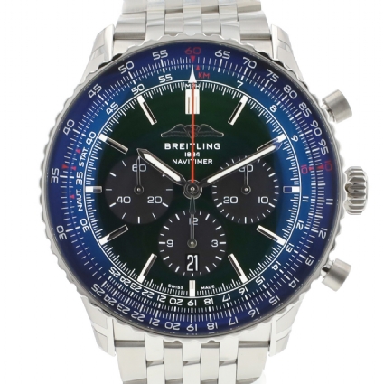 Navitimer Chronograph Automatic 46 Steel Green Dial NEW 2025 ...