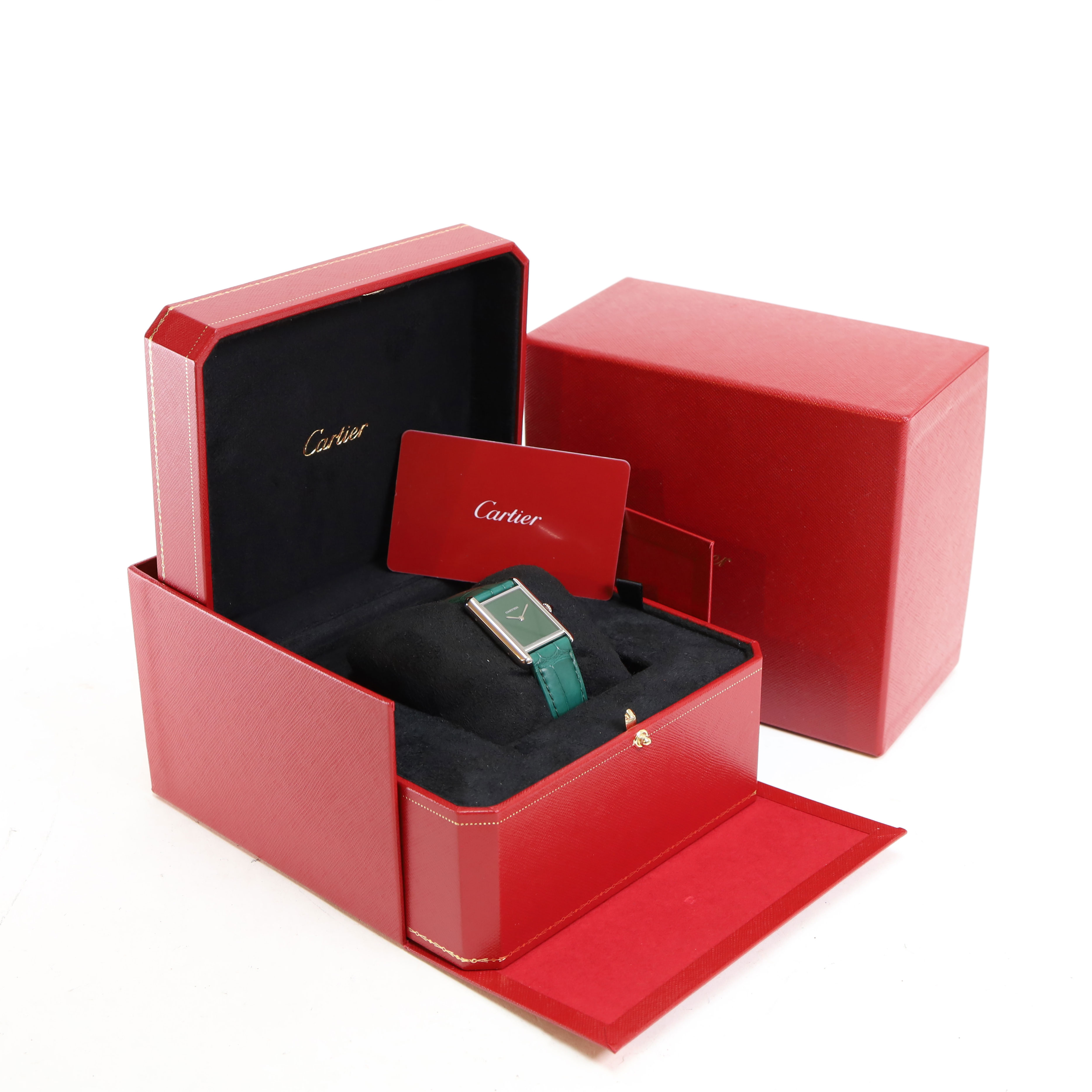 Tank Must Green NEW - Cartier - Verkochte horloges - Juwelier Burger