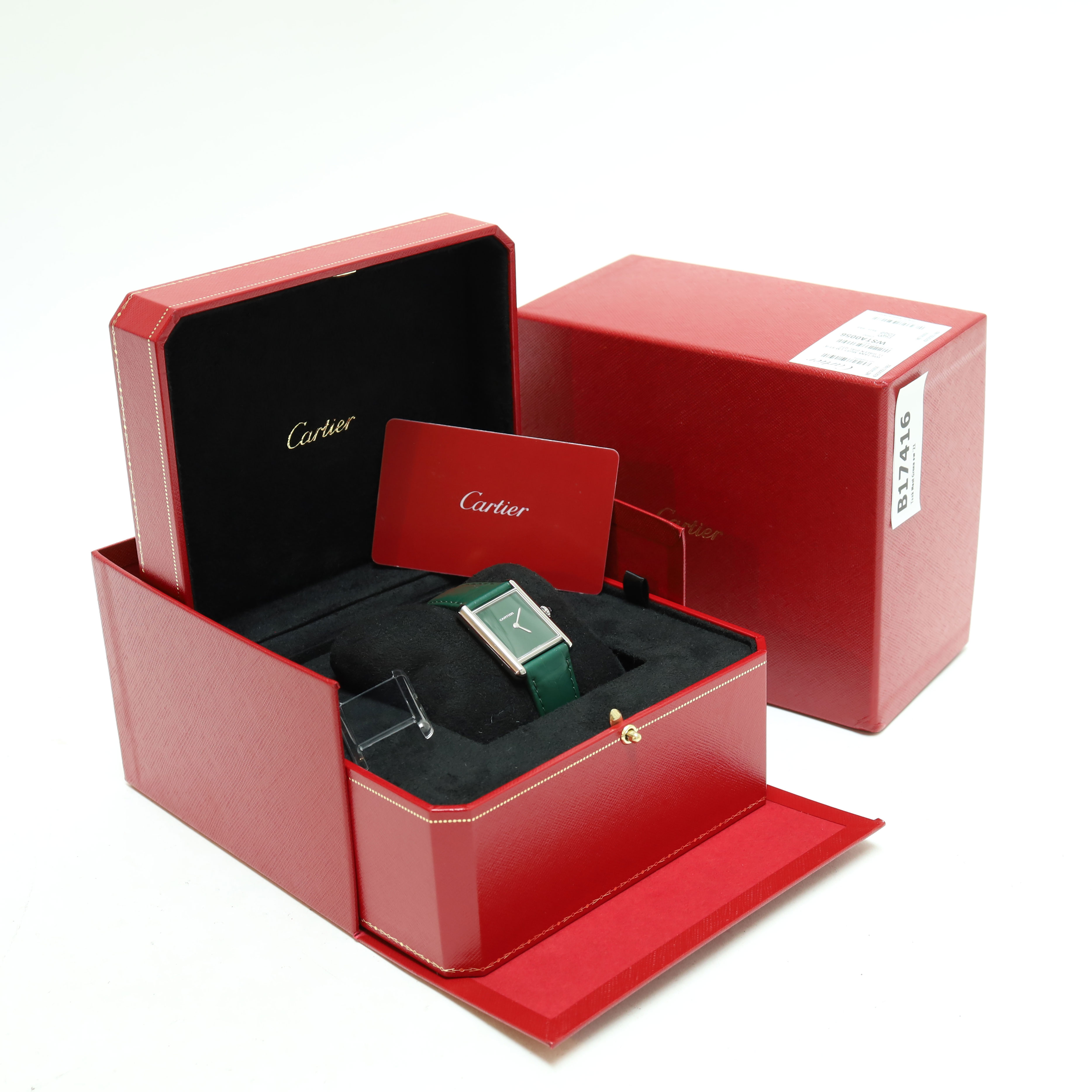 Tank Must Green NEW - Cartier - Sold watches - Juwelier Burger