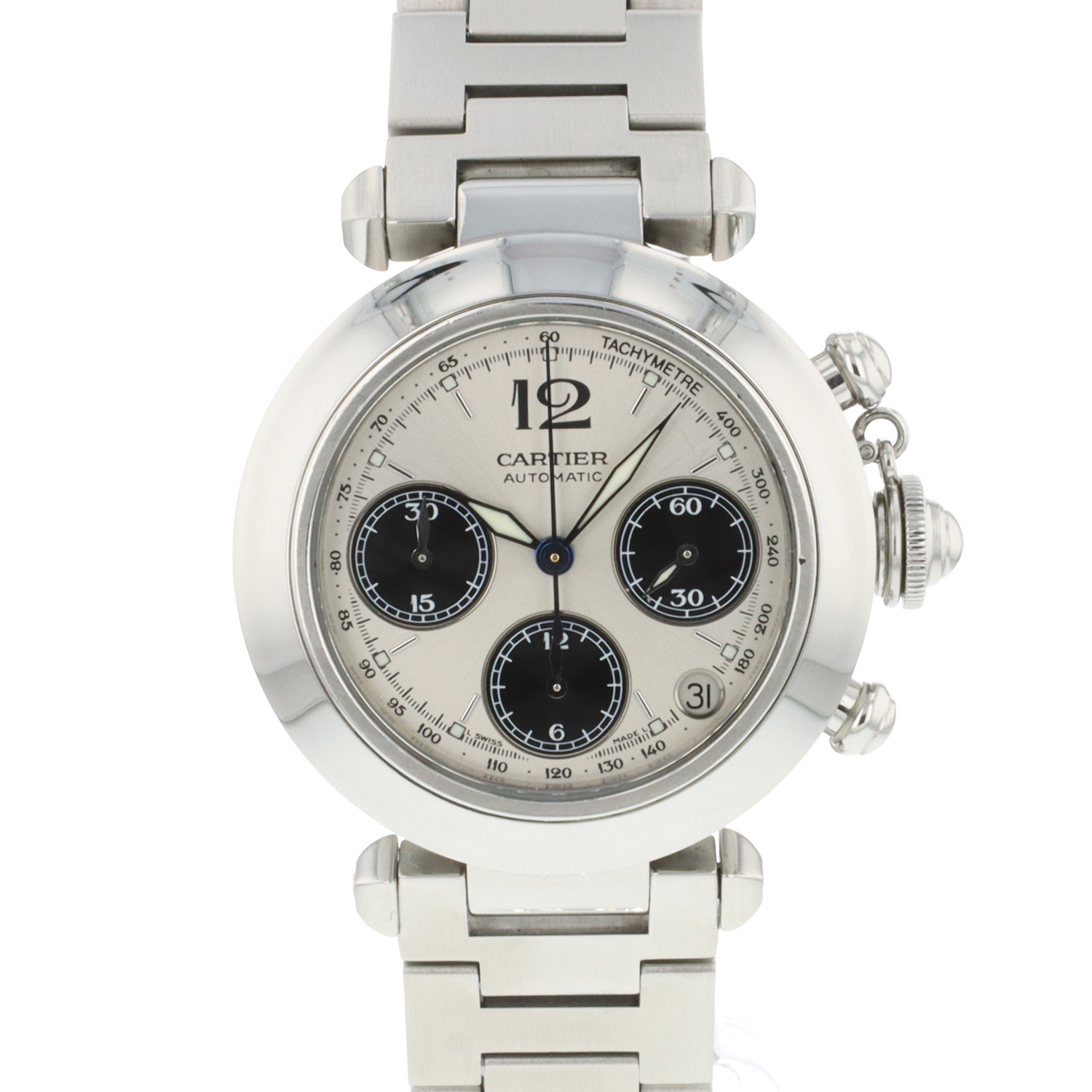 Pasha C Chrono Panda Dial - Cartier - Sold watches - Juwelier Burger