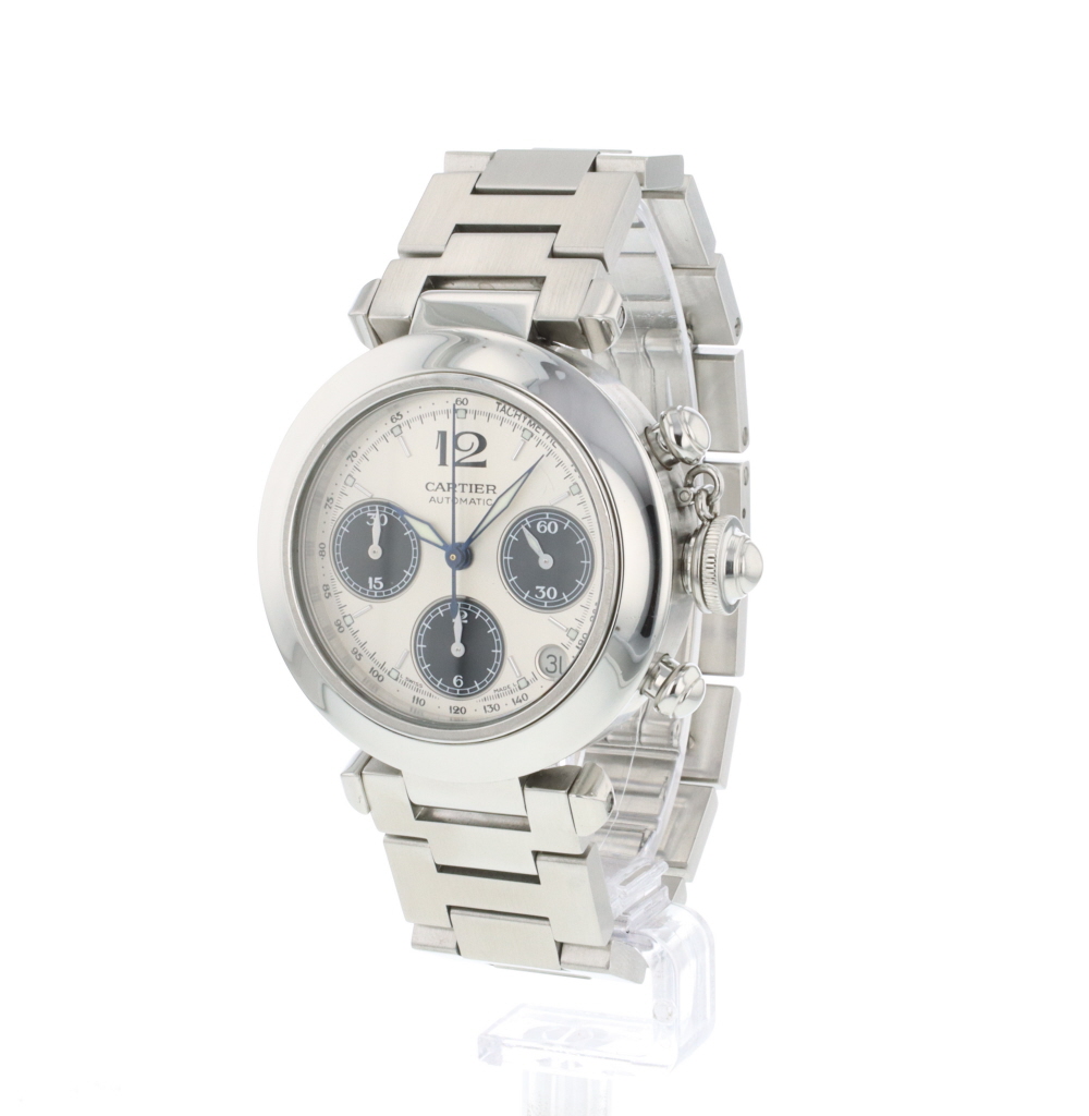 Pasha C Chrono Panda Dial - Cartier - Sold watches - Juwelier Burger