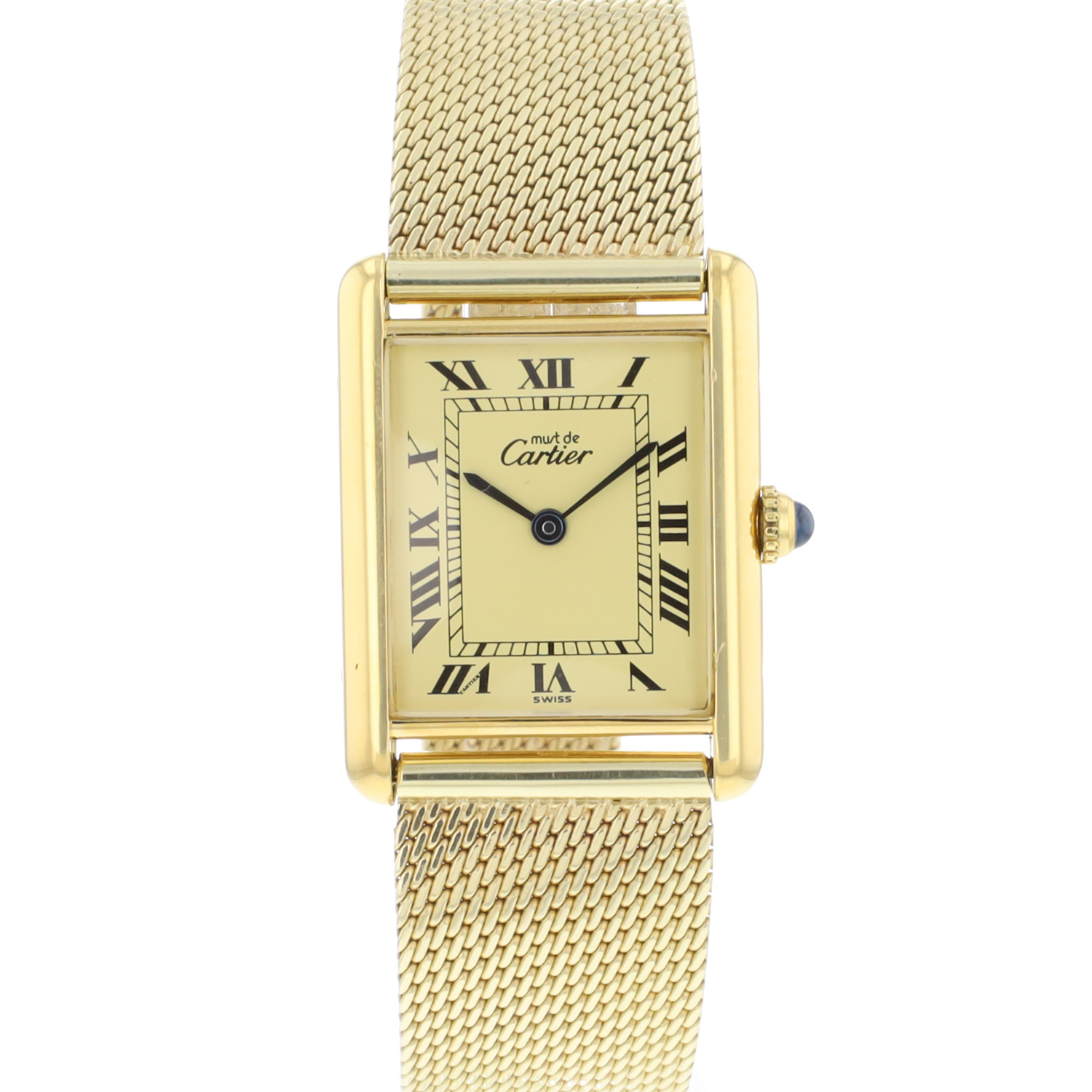 Tank Must Vermeil Yellow Gold - Cartier - Sold watches - Juwelier Burger