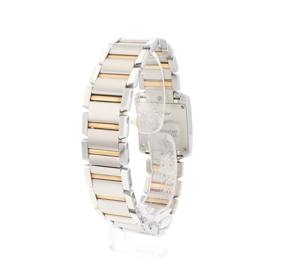 Tank Francaise PM Steel Rose Gold MoP Dial - Cartier - Exclusive ...