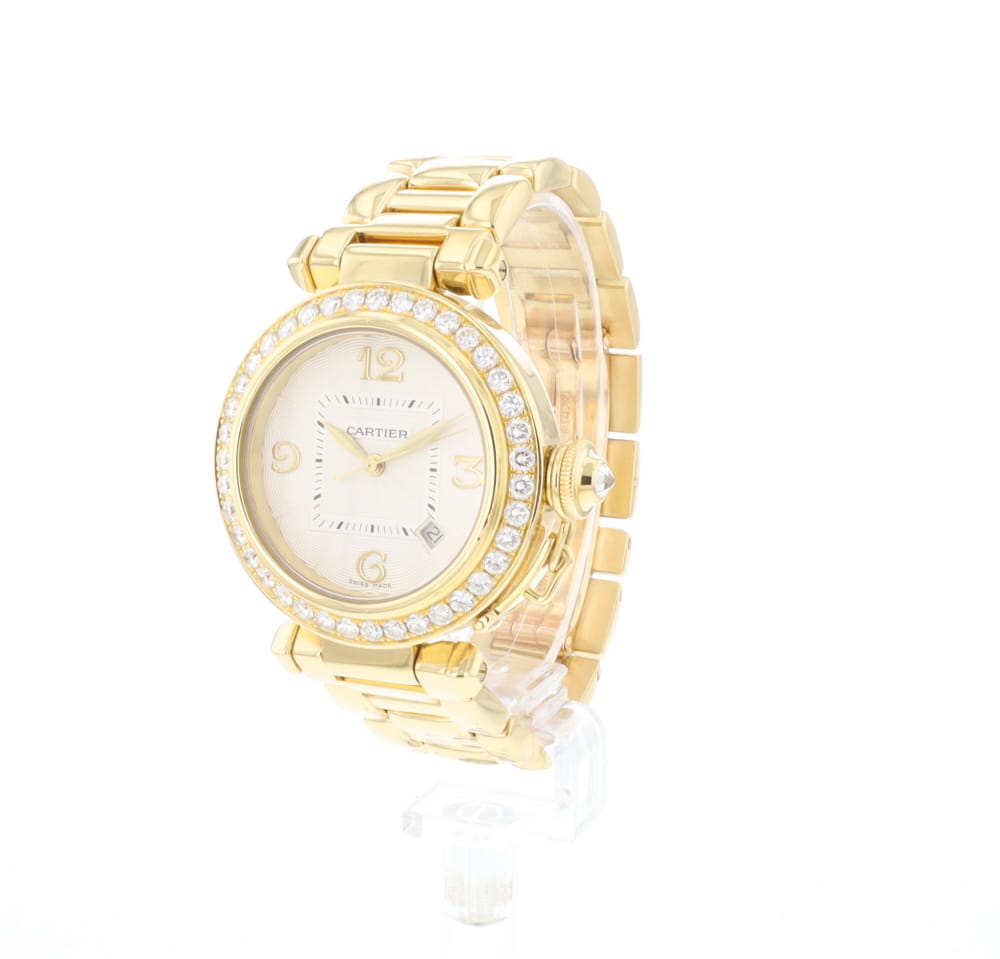 Pasha 32 Yellow Gold Diamonds - Cartier - Exclusive watches - Juwelier ...