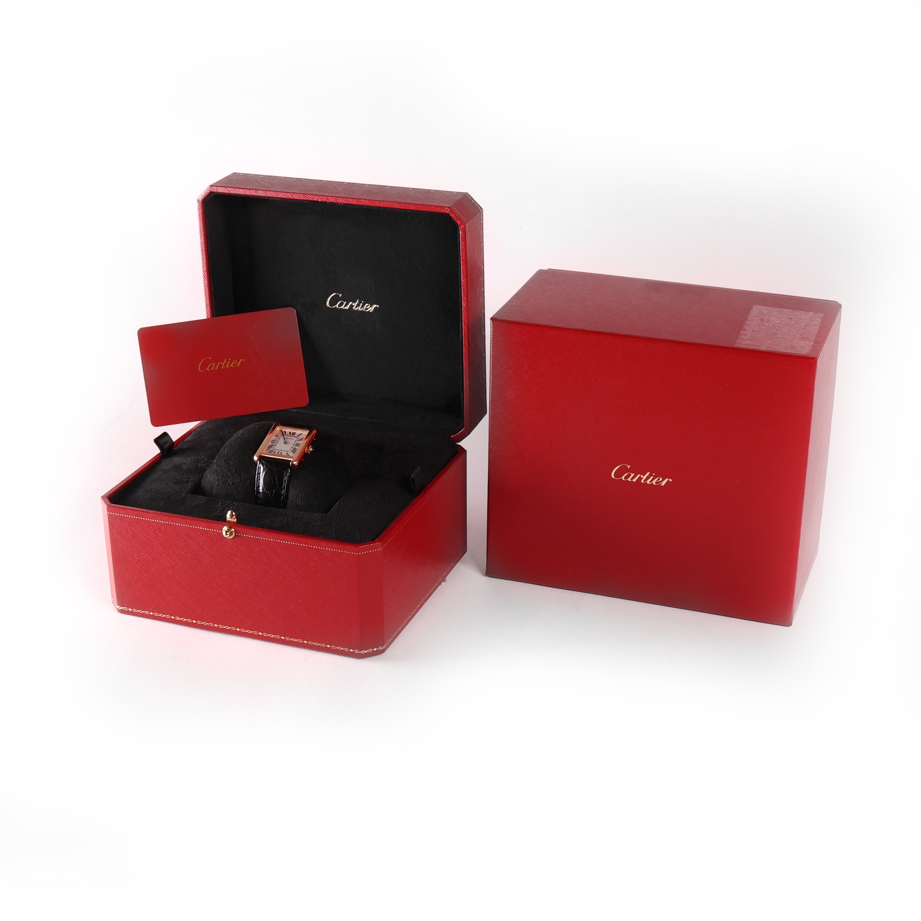 Tank Solo Small Rose Gold - Cartier - Luxusuhren - Juwelier Burger