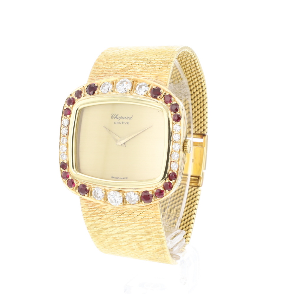 L.U.C. De Chopard Diamonds Yellow Gold - Chopard - Sold watches ...