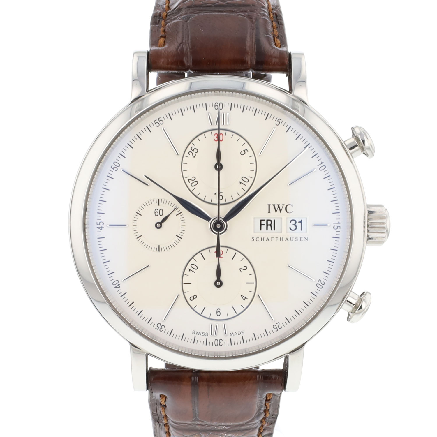 Portofino Chronograph Steel - IWC - Sold watches - Juwelier Burger