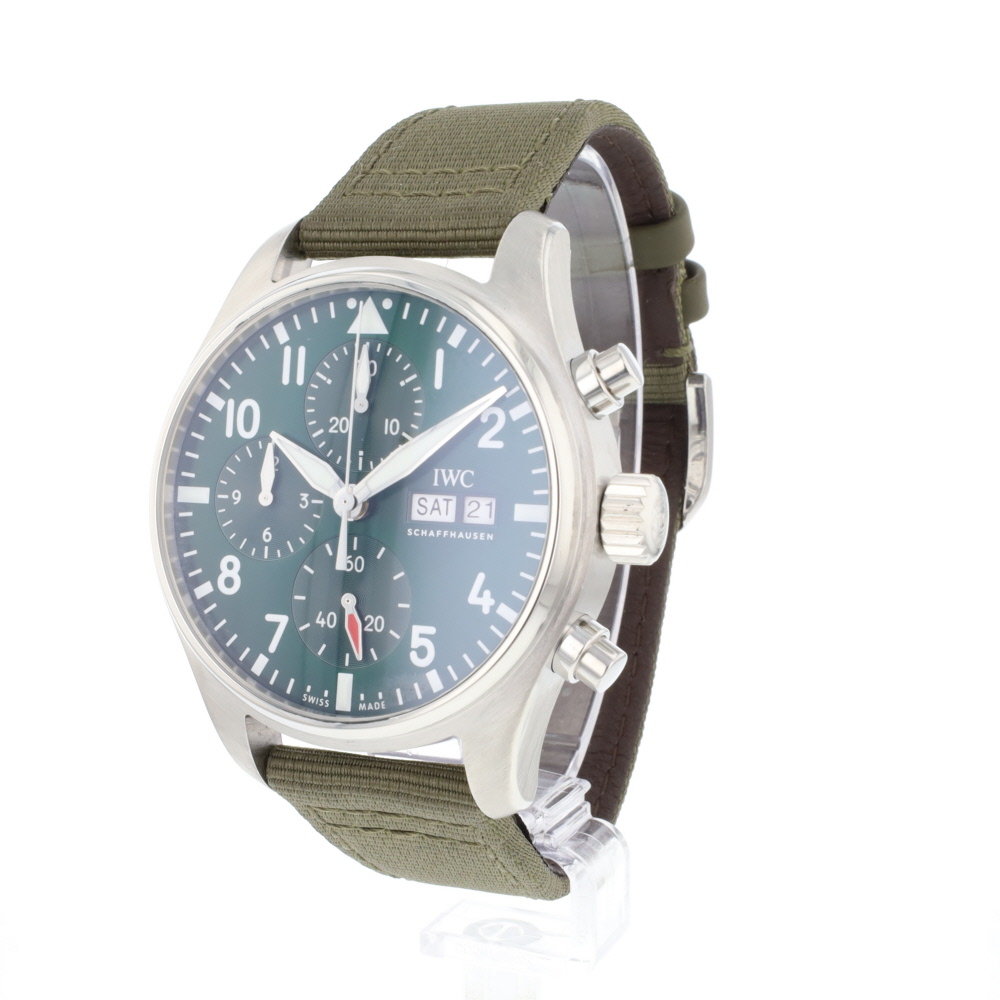 Pilot's Watch Chronograph 41 Green Dial - IWC - Exclusive watches ...