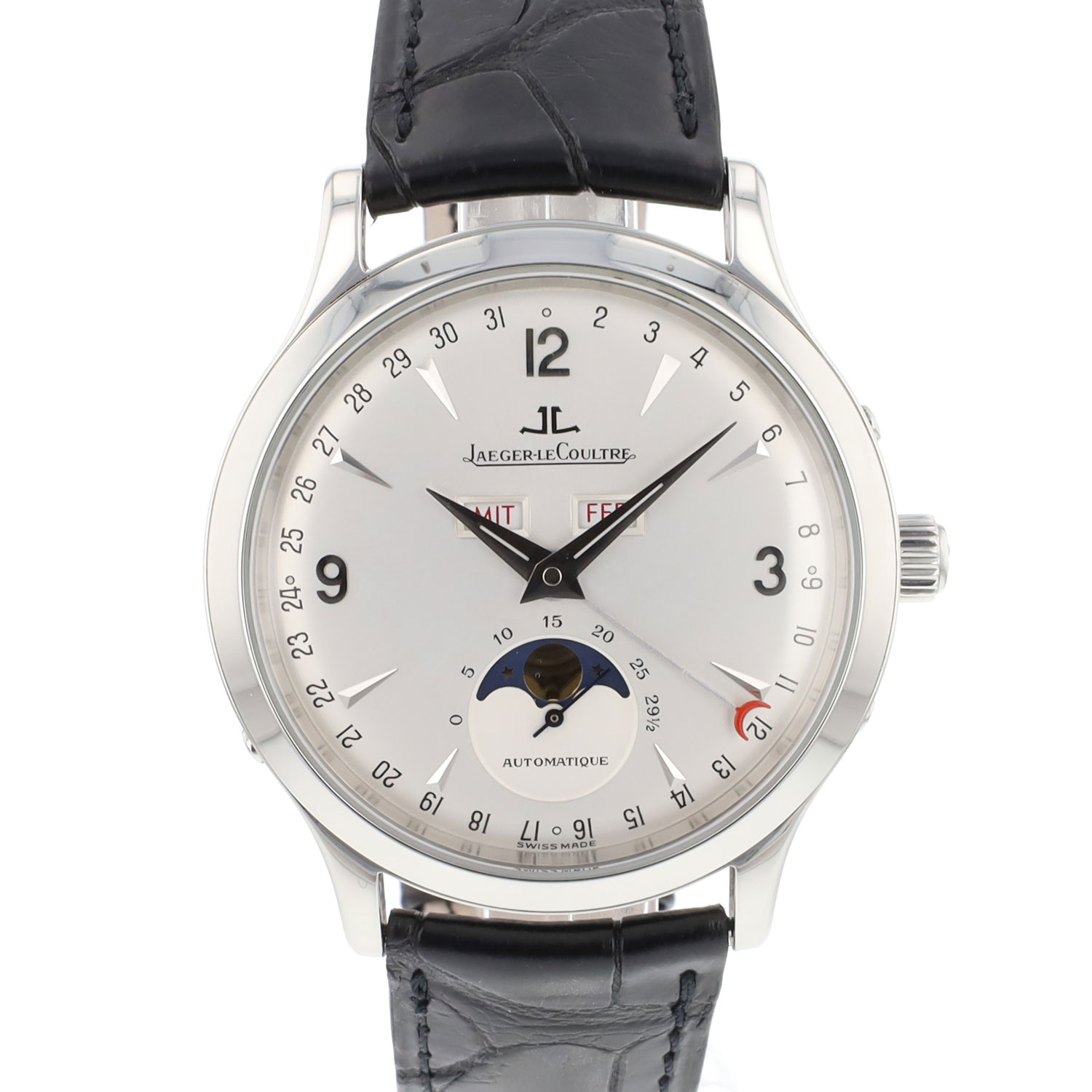 Master Control Ultra Thin Moonphase Steel - Jaeger LeCoultre ...