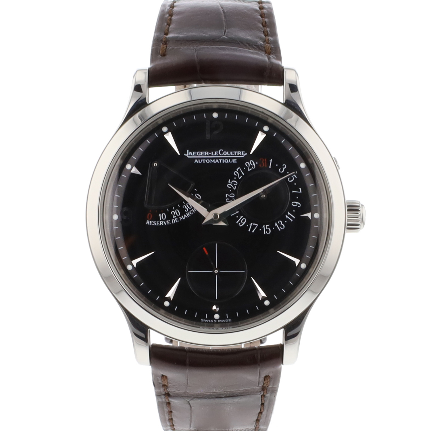 Master Control Reserve De Marche Black Dial - Jaeger LeCoultre ...