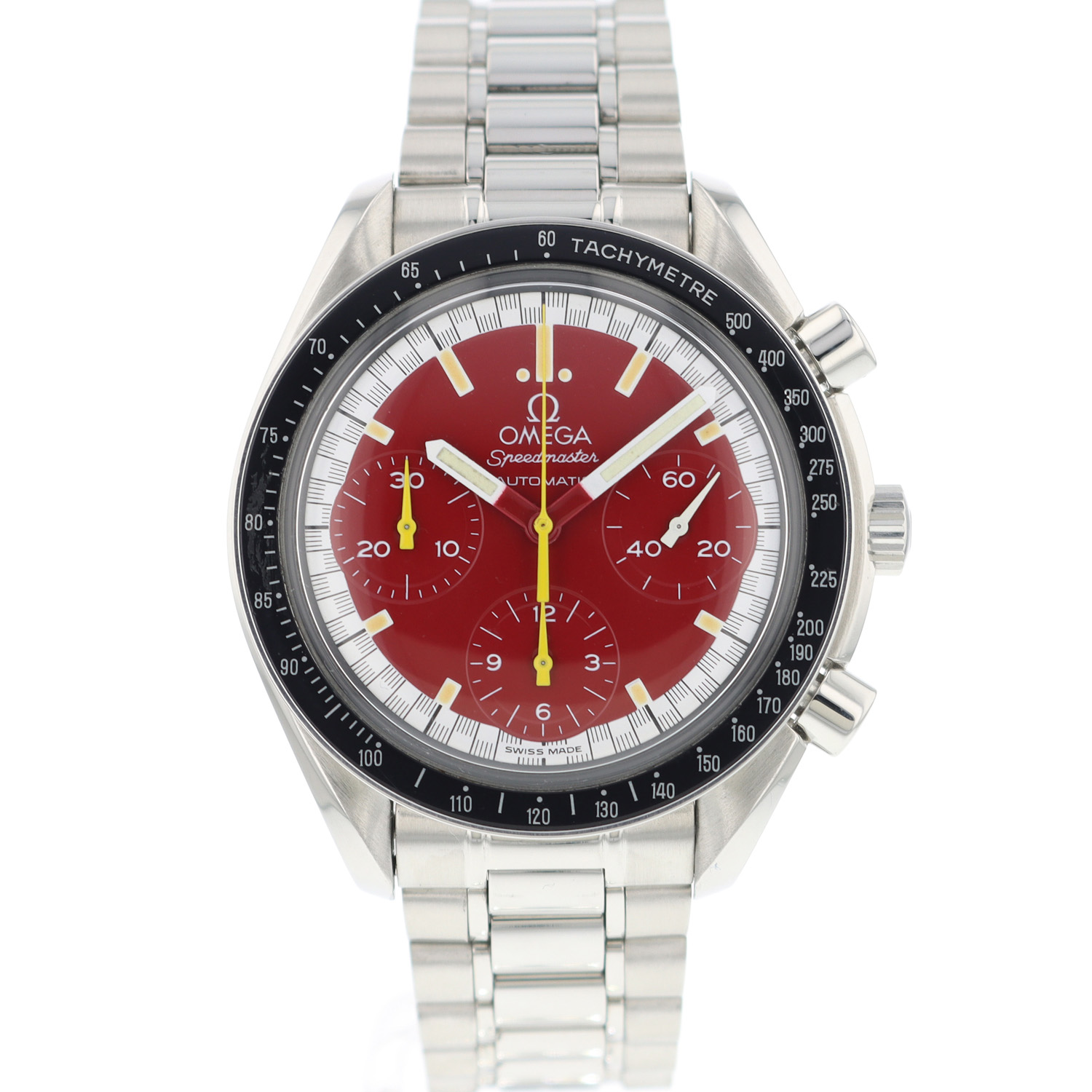 Speedmaster Racing Red Automatic Michael Schumacher - Omega - Sold ...