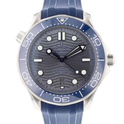 Seamaster Diver 300M Master Co-Axial Blue / Grey Wave Dial - Omega ...