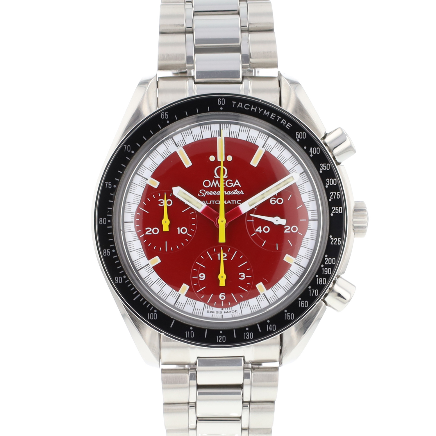Speedmaster Racing Red Automatic Michael Schumacher - Omega - Sold ...