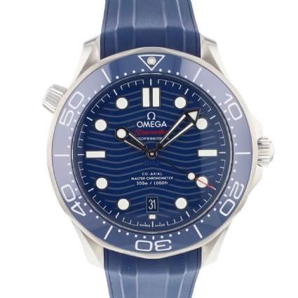 Seamaster Diver 300M Master Co-Axial Blue Dial New - Omega - Exclusive ...