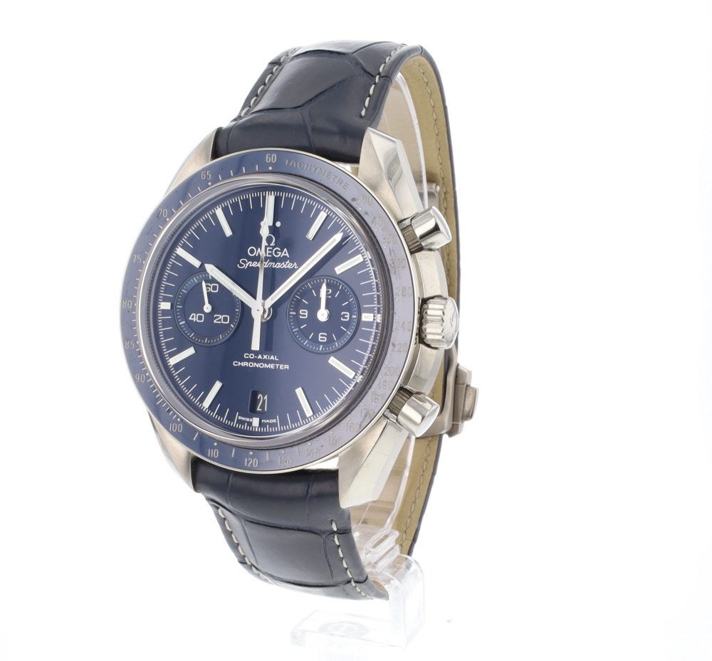 Speedmaster Moonwatch Blue Co-Axial Titanium - Omega - Exclusive ...