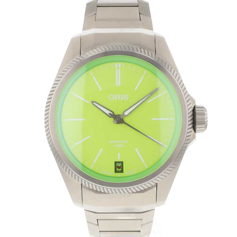 Propilot X Kermit Edition NEW Full Set - Oris - Sold watches - Juwelier ...