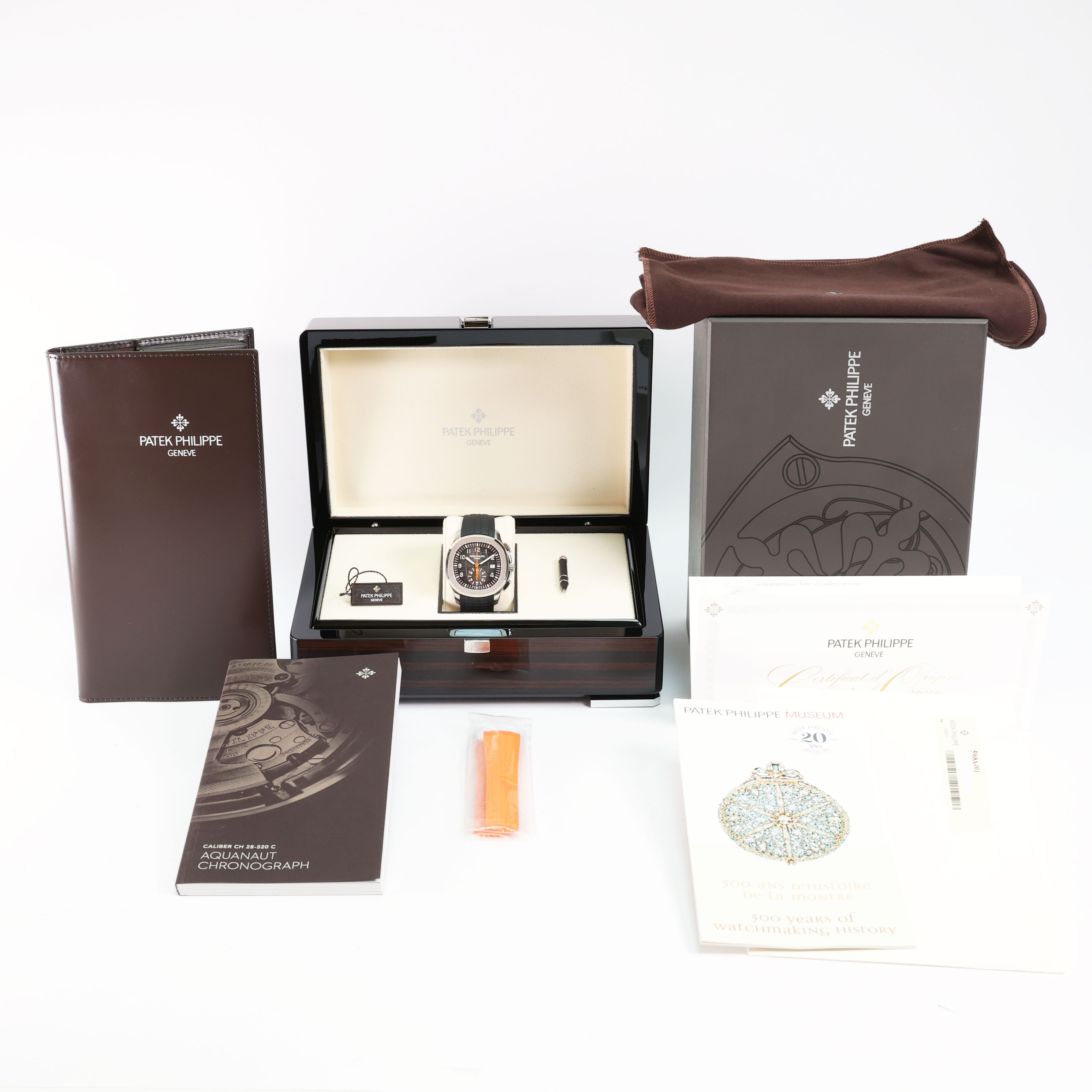 Aquanaut 5968A-001 Chronograph Flyback Like New - Patek Philippe - Sold ...