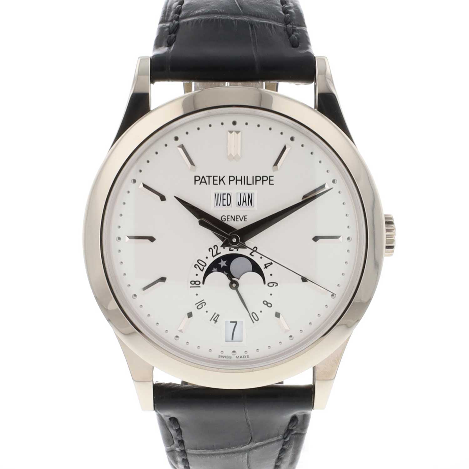 Annual Calendar White Gold Silver Dial - Patek Philippe - Exclusieve ...