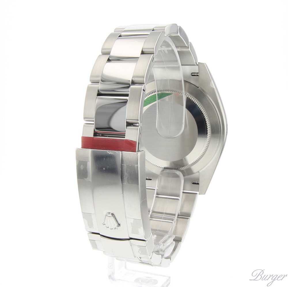 Datejust 41 Fluted Oyster Dark Rhodium Green Numerals NEW! - Rolex ...