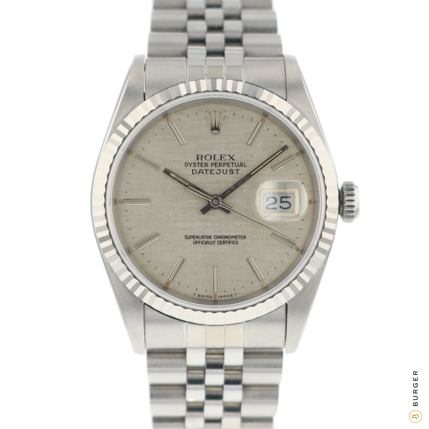 Datejust 36 Jubilee Linen Dial - Rolex - Sold watches - Juwelier Burger