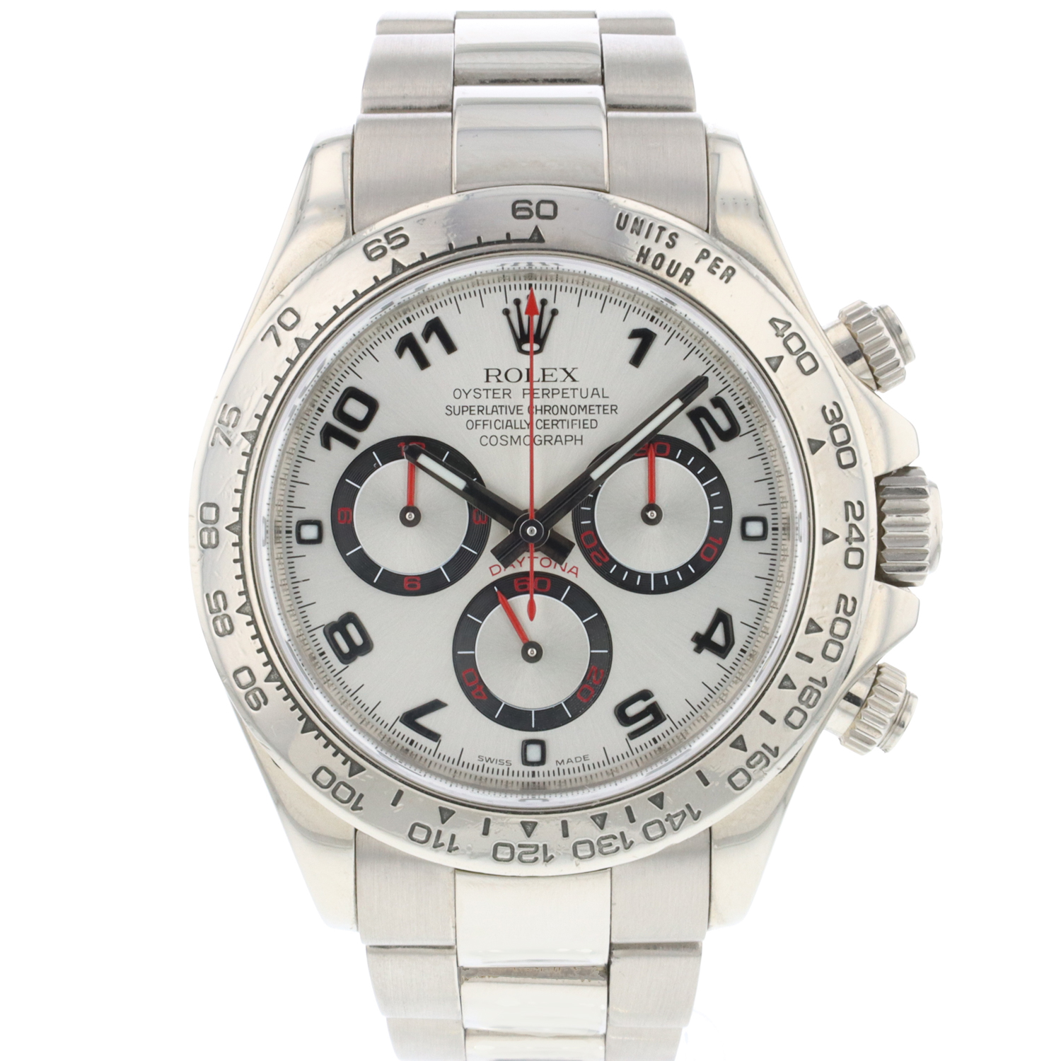 Daytona White Gold Racing Dial - Rolex - Sold watches - Juwelier Burger