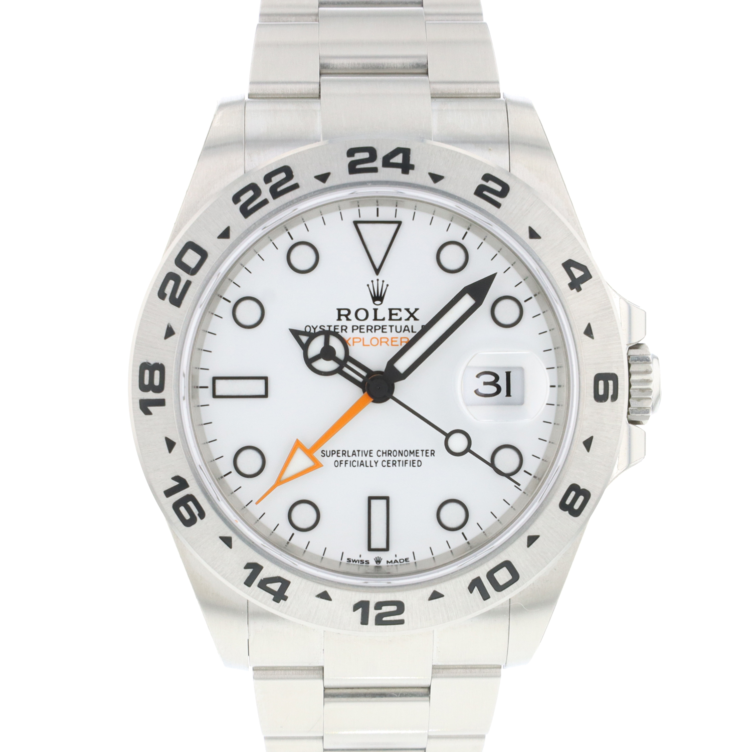 Explorer II White NEW IN STICKERS - Rolex - Sold watches - Juwelier Burger