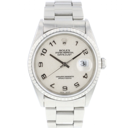 Datejust 36 Creme Beige Logo Dial - Rolex - Exclusive watches ...