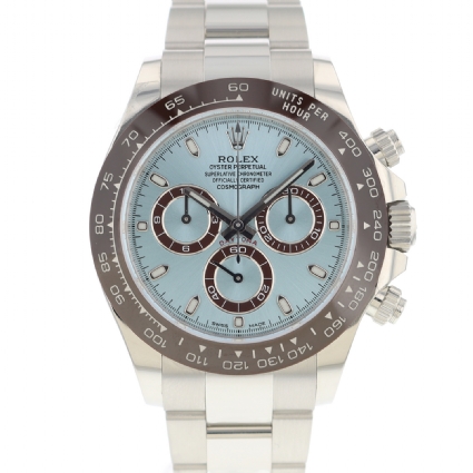 Daytona Platinum Ice Blue Dial - Rolex - Sold watches - Juwelier Burger