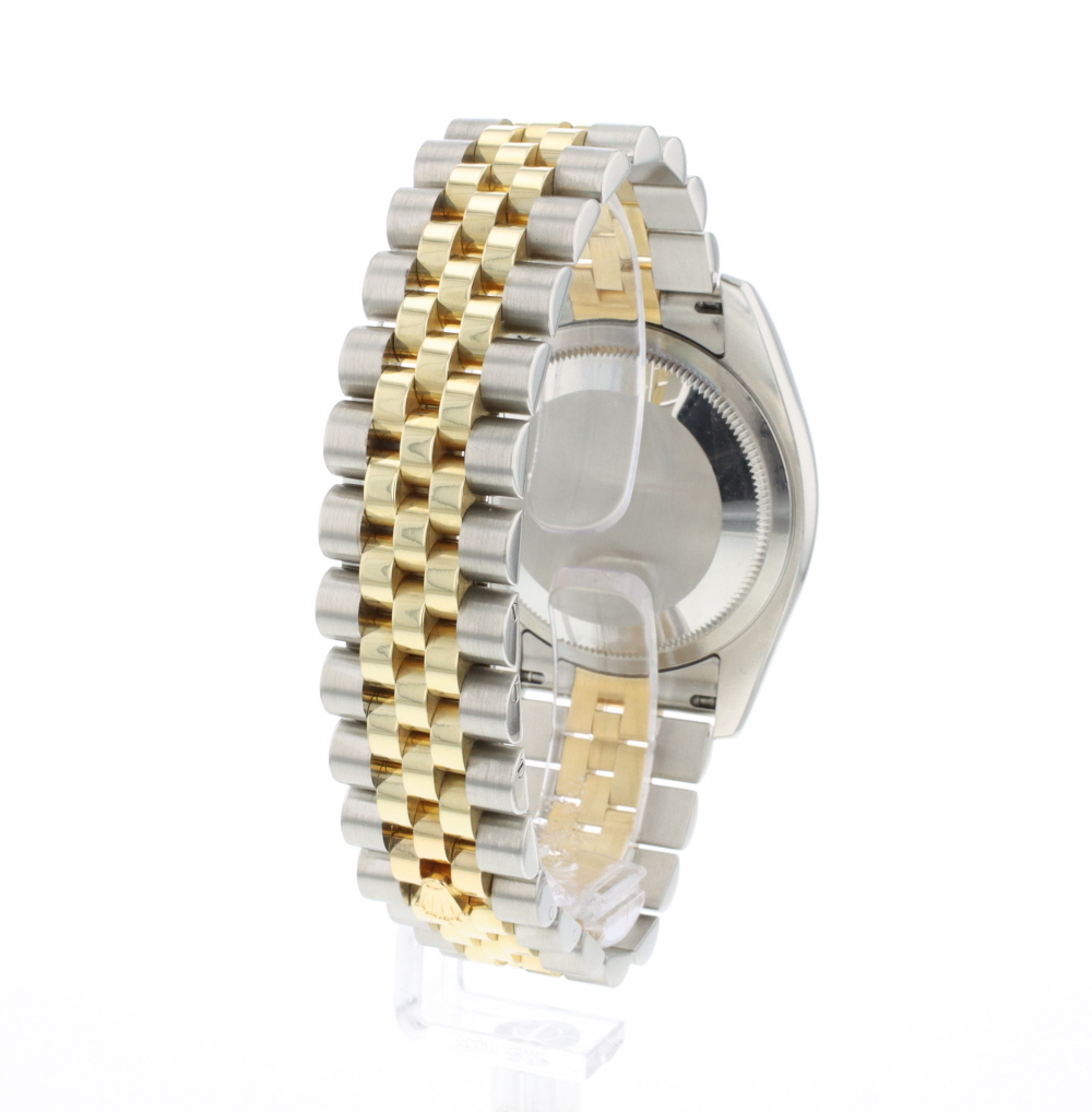 Datejust 36 Steel Gold Jubilee Fluted Champagne Diamond Dial - Rolex ...