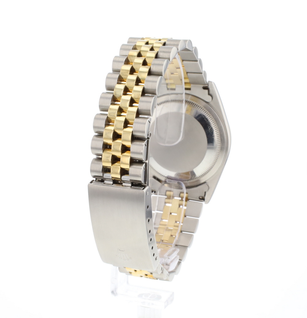 Datejust 36 Steel/Gold Jubilee Fluted Red Vignette Diamond Dial - Rolex ...