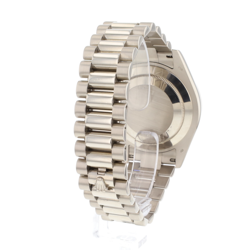 Day-Date II Blue Wave Dial White Gold - Rolex - Sold watches - Juwelier ...