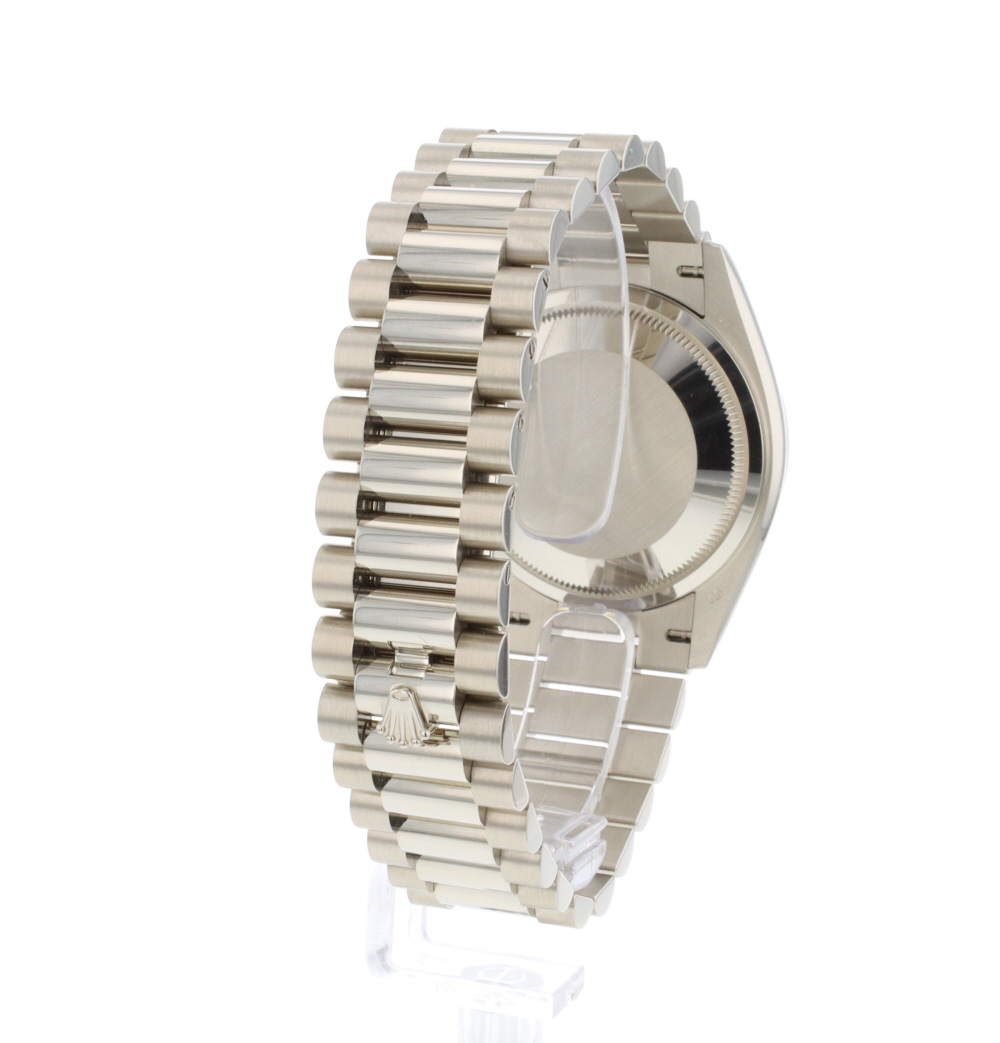 Day-Date 36 White Gold Factory Rainbow Dial - Rolex - Sold watches ...