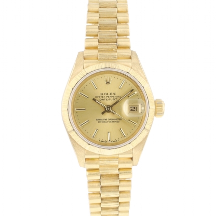 Datejust Lady 26MM Yellow Gold ''Bark'' - Rolex - Sold watches ...