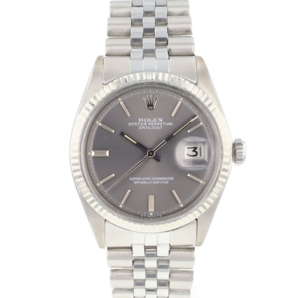 Datejust 36 Jubilee Fluted Grey Sigma Ghost Dial - Rolex - Sold watches ...