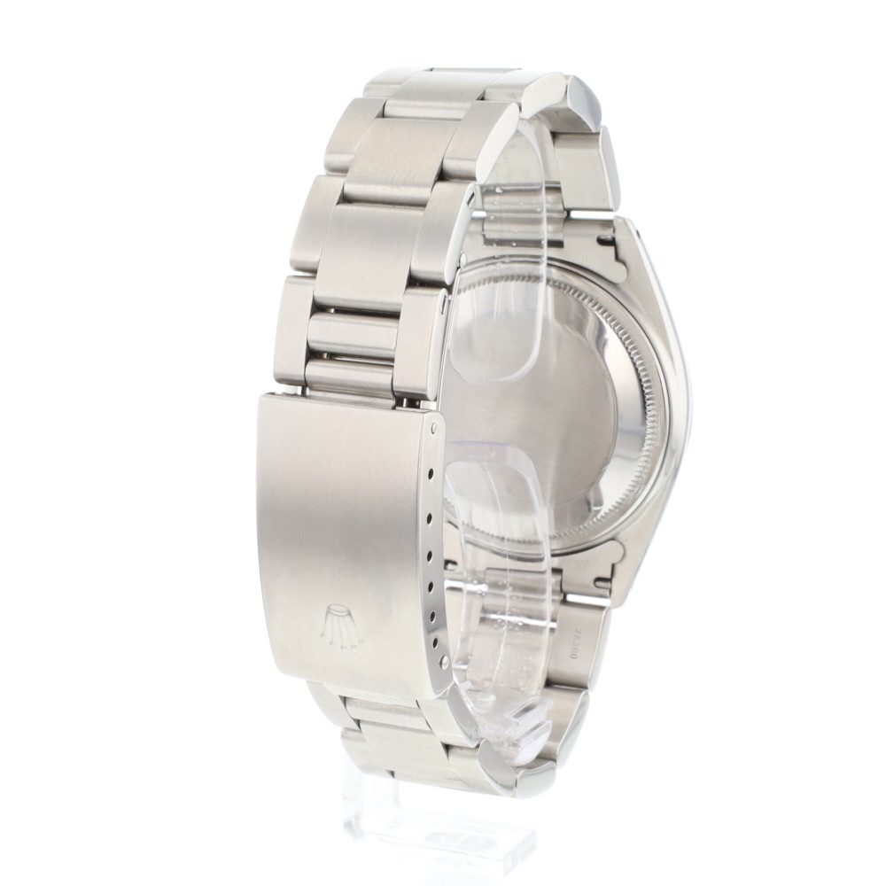 Datejust 36 Steel Oyster Matt Black Dial - Rolex - Sold watches ...