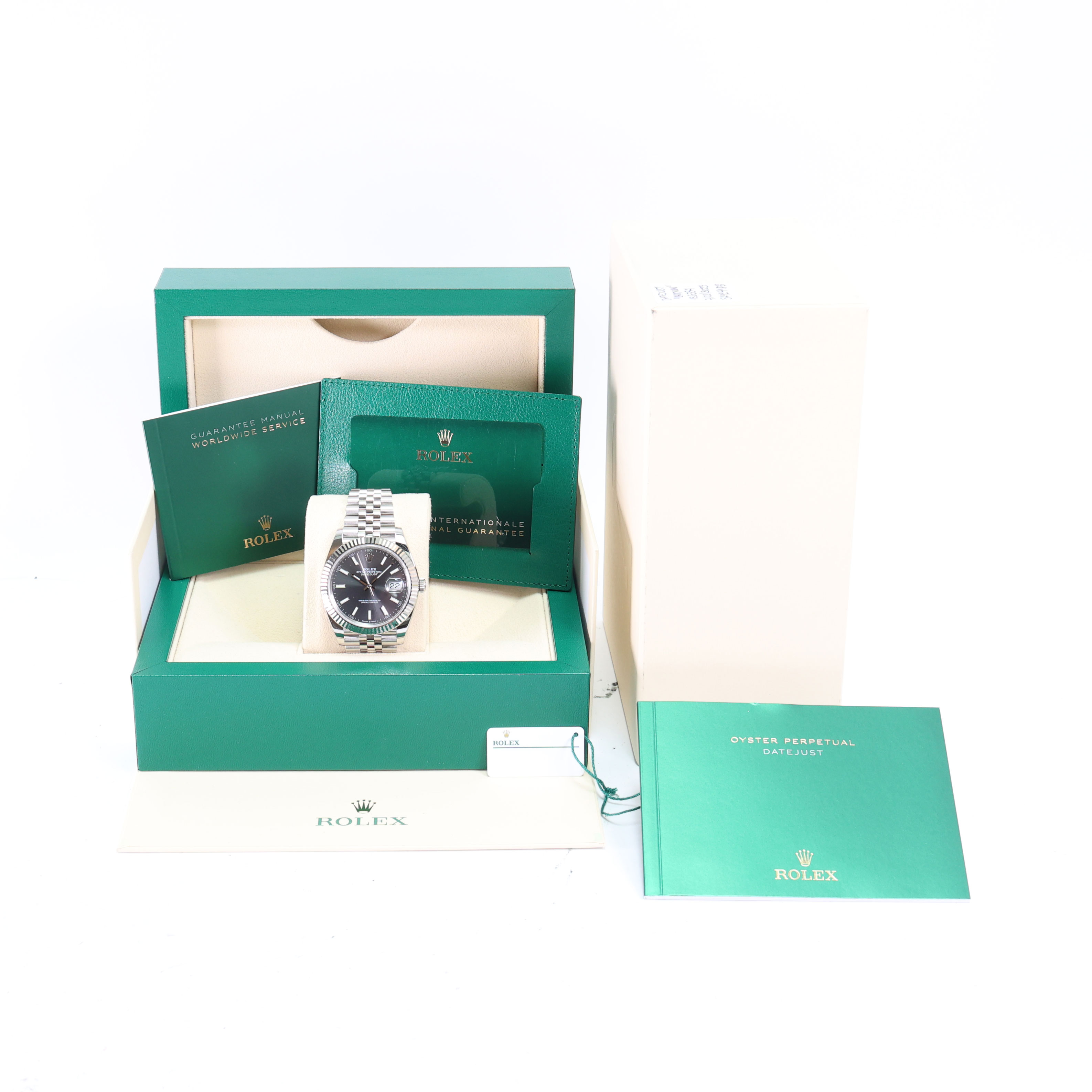 Datejust 41 Jubilee Fluted Dark Rhodium NEW 2023 - Rolex - Verkochte ...