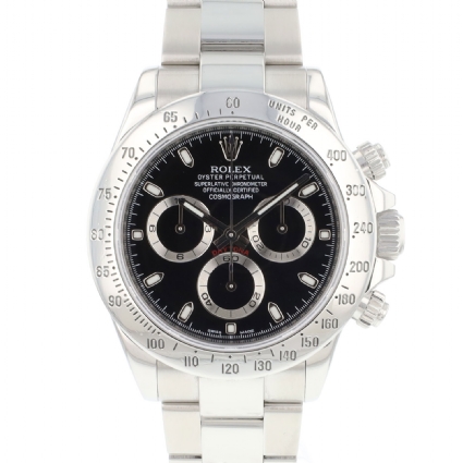 Daytona Steel 116520 Black APH Dial - Rolex - Sold watches - Juwelier ...