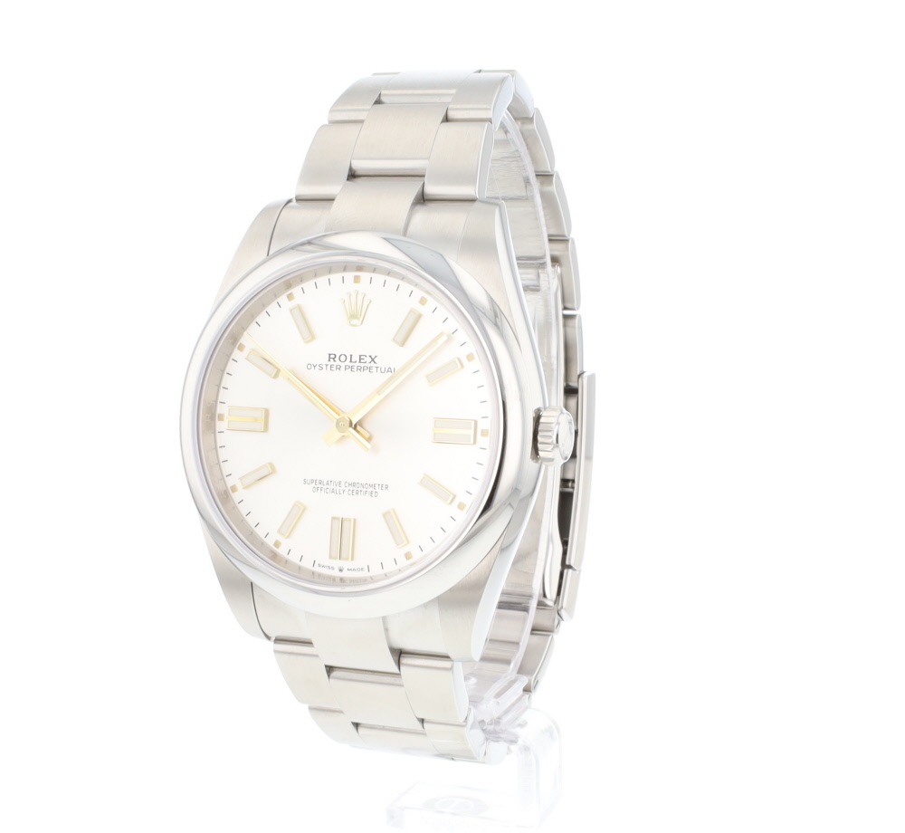 Oyster Perpetual 41 Silver Dial - Rolex - Exclusive watches - Juwelier ...