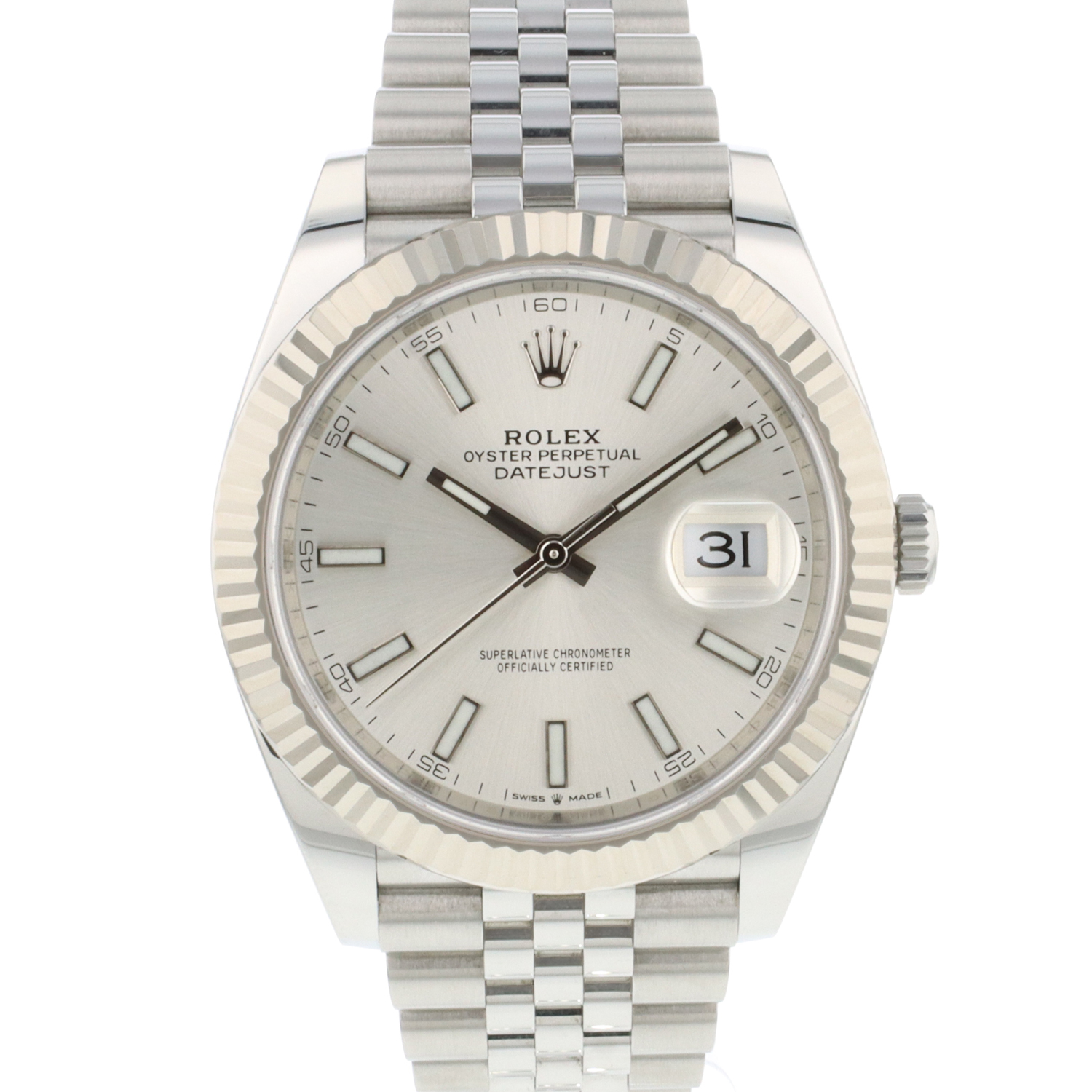 Datejust 41 Jubilee Fluted Silver Dial NEW 2024 - Rolex - Exclusive ...