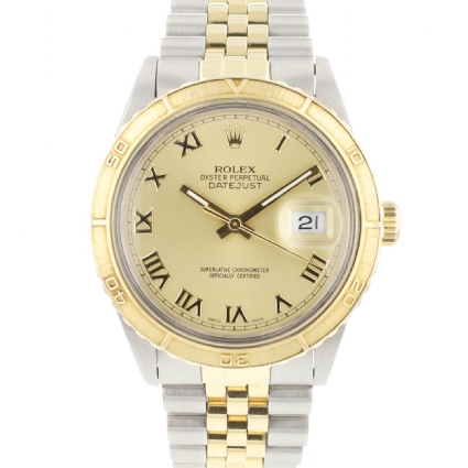 Datejust 36 Steel Gold Jubilee Turn-O-Graph Champagne Dial - Rolex ...