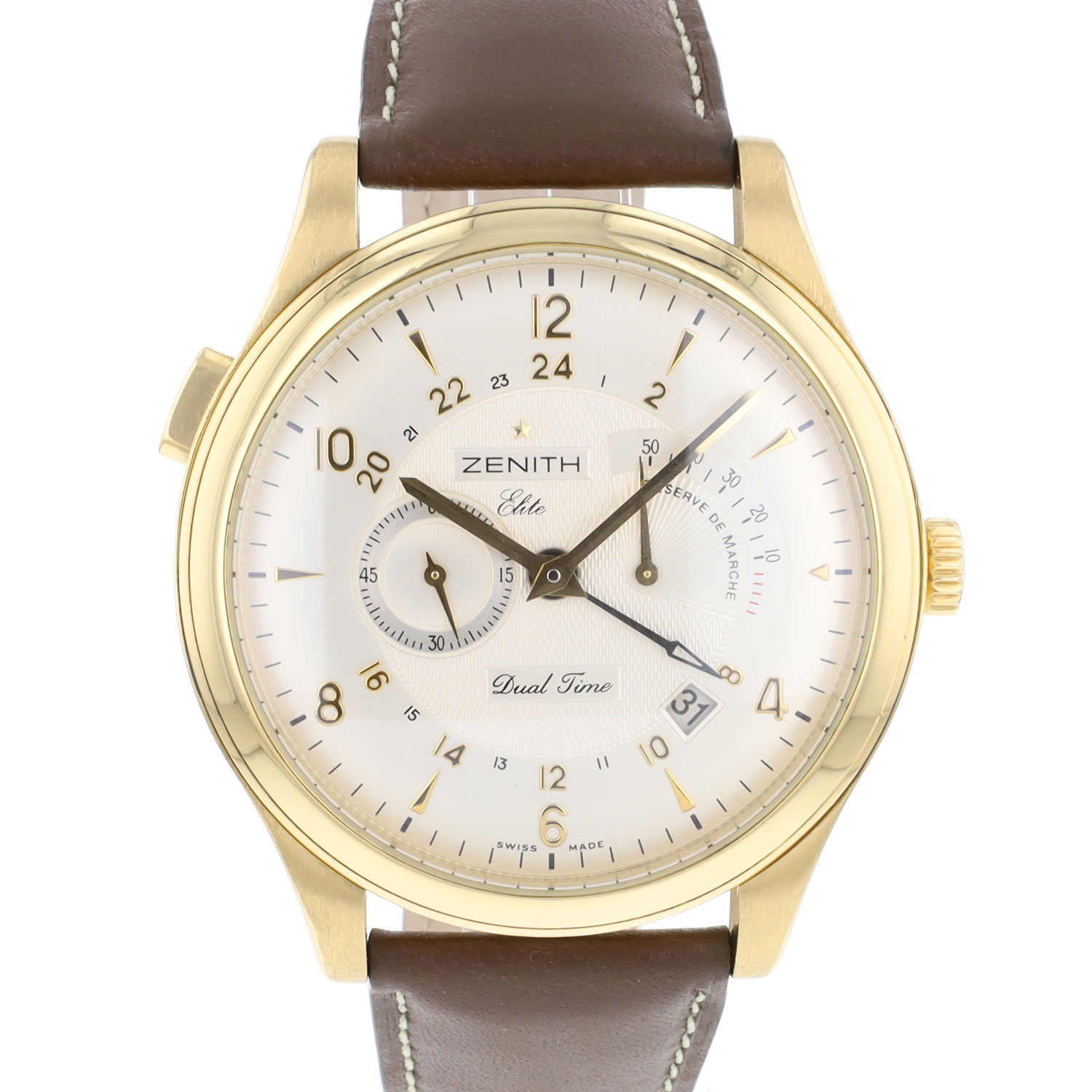 Grande Class Dula Time Yellow Gold - Zenith - Sold watches - Juwelier ...